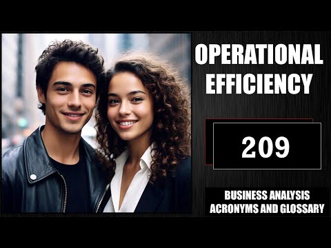 Operational Efficiency | Business Analysis Acronyms and Glossary | No. 209