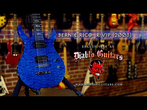 Bernie Rico Jr VIP 1 of 5 in Trans Blue Finish made in USA in | Reverb