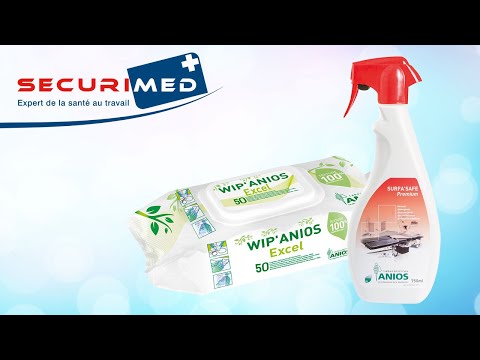 Lingettes désinfectantes Wip'Anios Excel | Securimed