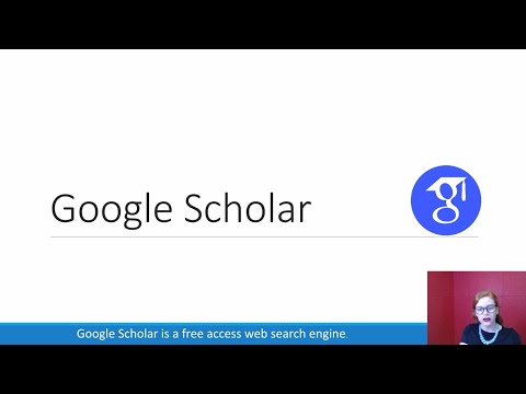 Academic Social Networking Course: Google Scholar