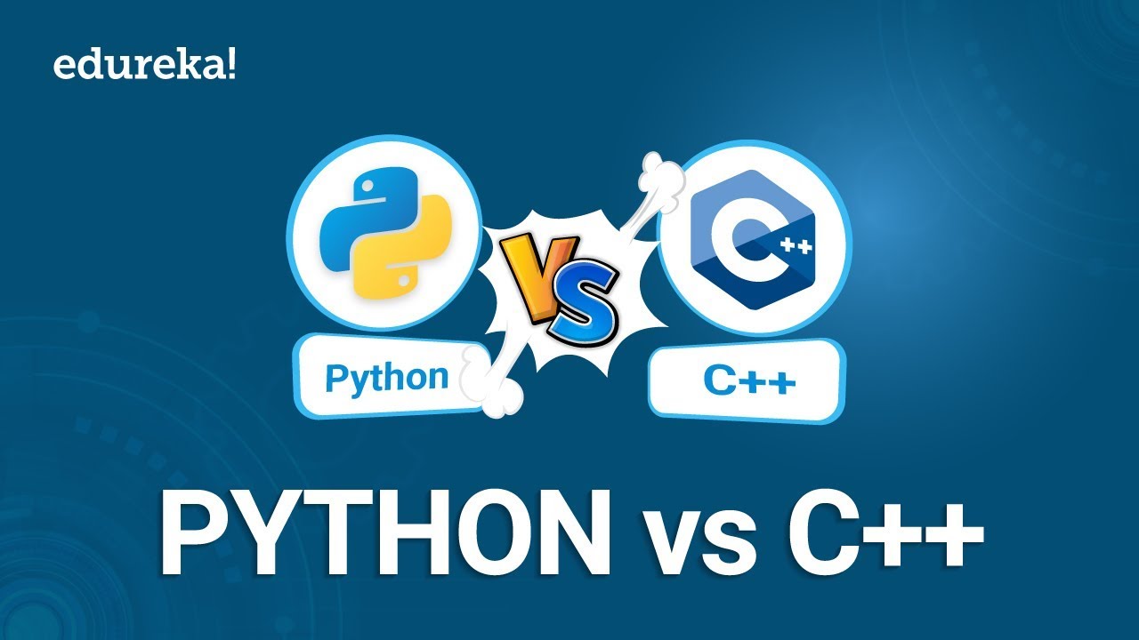 Python vs C++ | Difference between Python and C++ | Python Training | Edureka