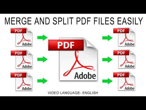 MERGE OR SPLIT PDF FILE EASILY ONLINE AND FREE