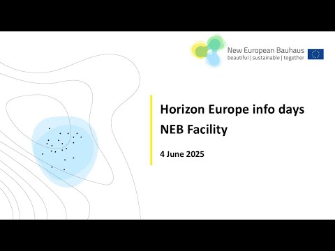 Horizon Europe Info Days - NEB Facility