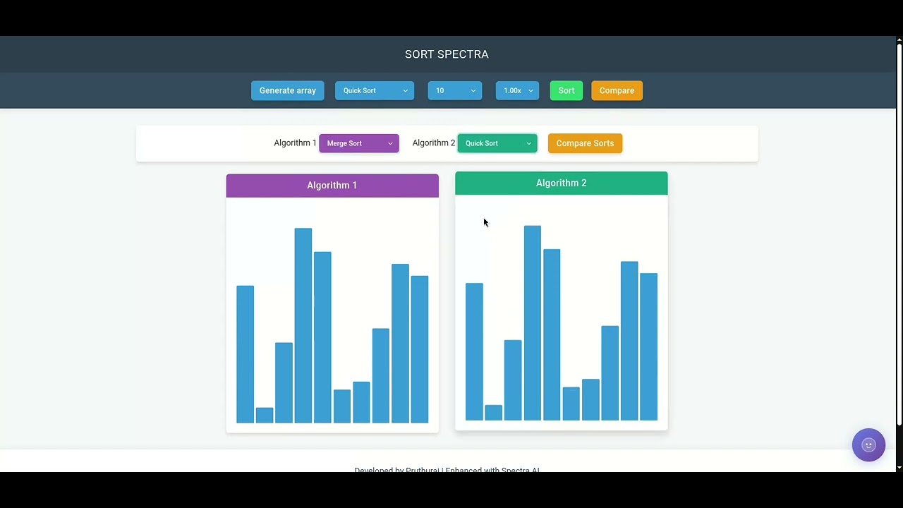 Sorting Visualizer | sortspectra