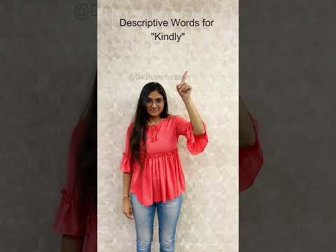 Descriptive words for "Kindly" | Dikshan Education | Shorts
