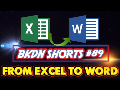 Cara Menggabungkan File Excel Ke Word - Nanti Bisa Diedit Di Word