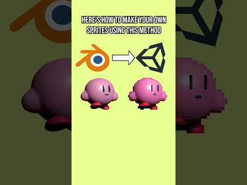 How to Make Donkey Kong Country Sprites in blender