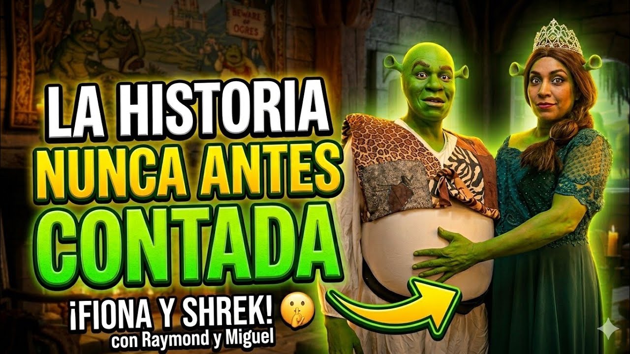 FIONA Y SHREK  Raymond y Miguel 🤣