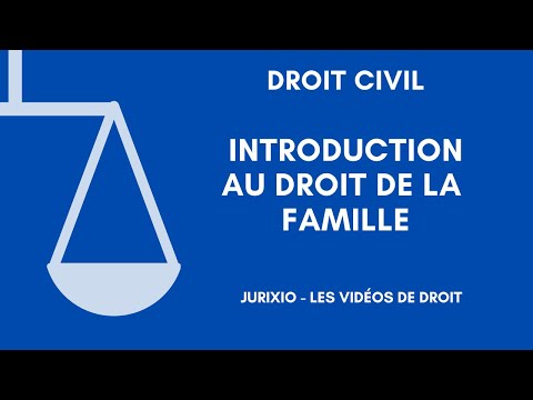 Introduction au droit de la famille