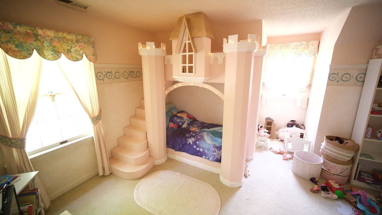 Ultimate Princess Castle Bed Build Timelapse