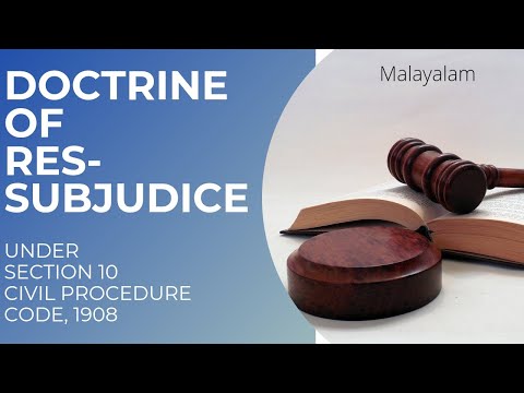 Section 10 of Civil Procedure Code,1908 | Doctrine of Res Subjudice