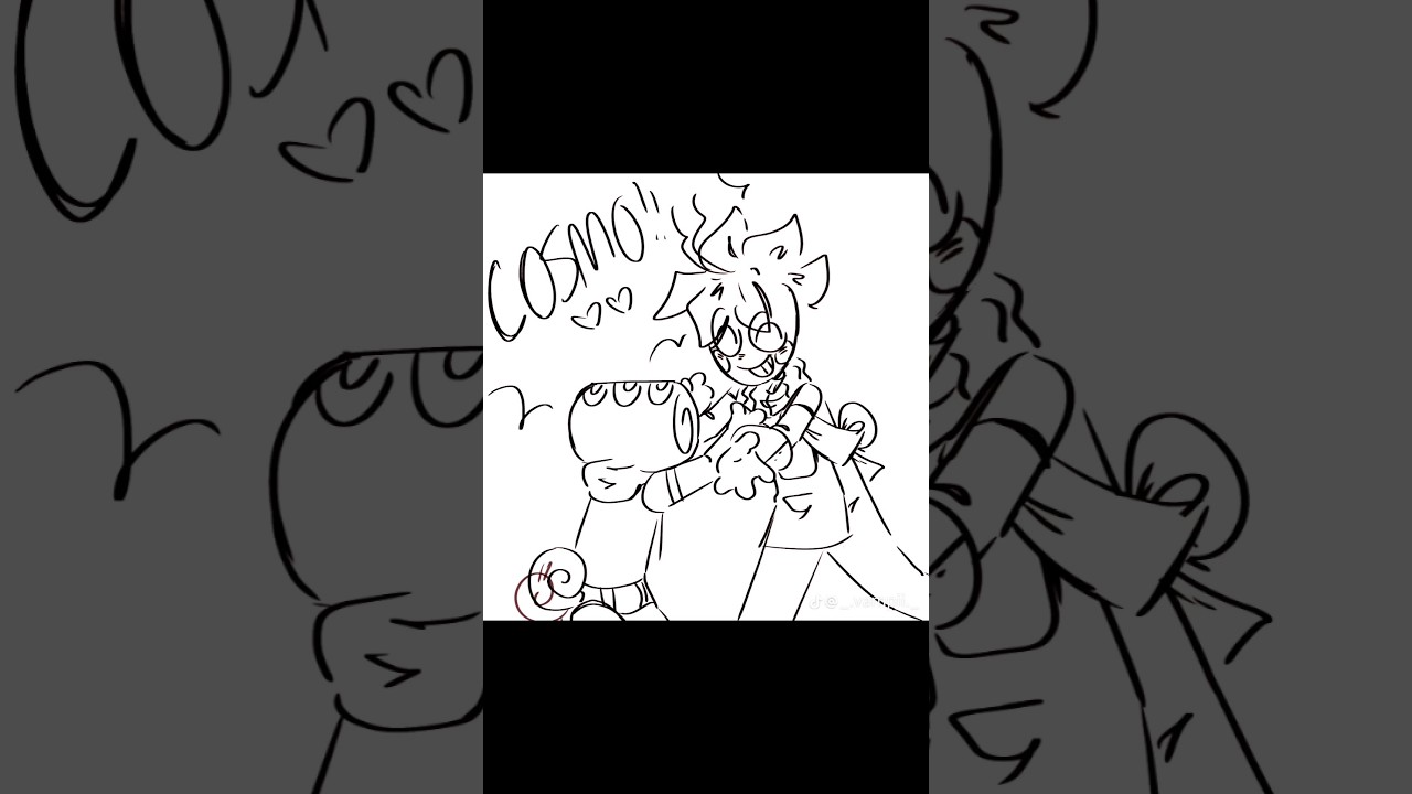 Dandys world comic dub! Fruitcake / Sprout x Cosmo #dandysworld #comic #comicdub