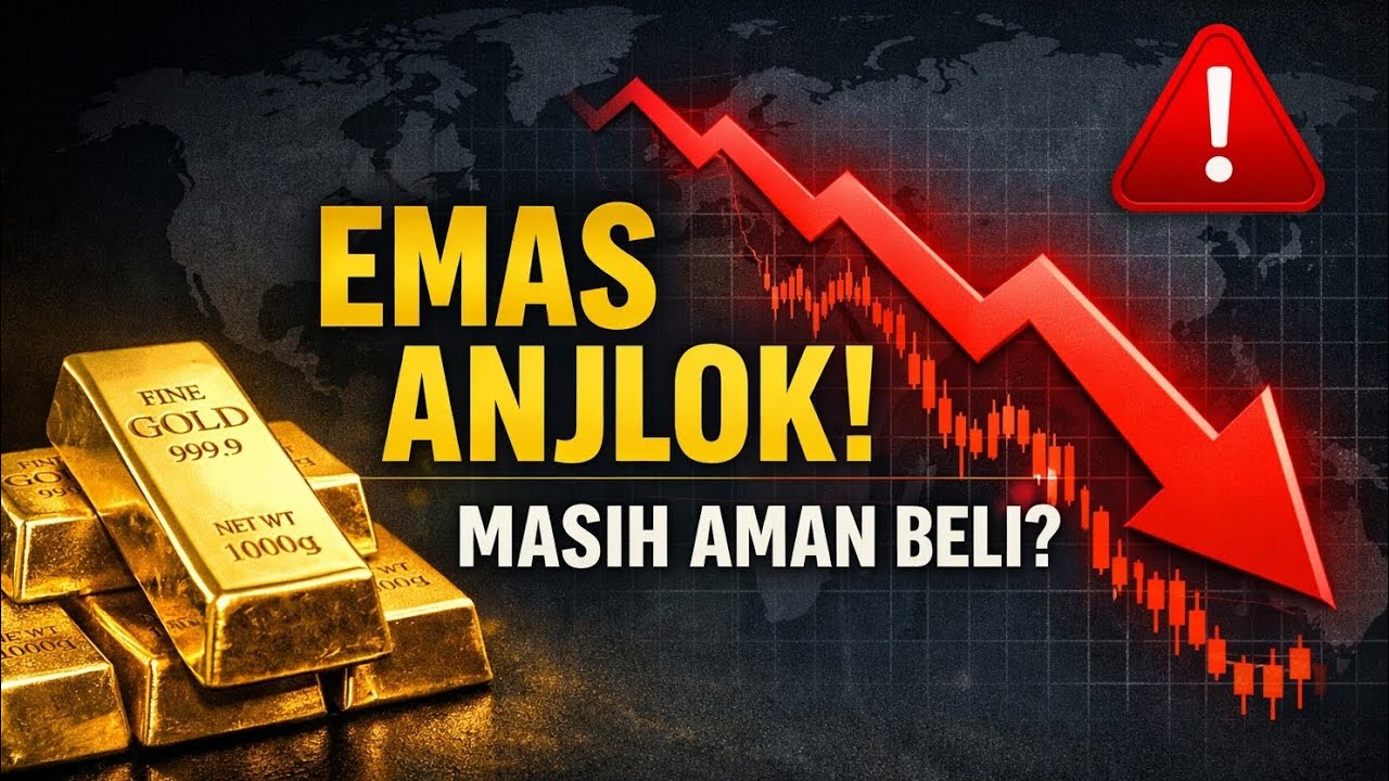 Waspada! Emas Turun Drastis Akibat Tekanan Global, Masih Aman Beli?