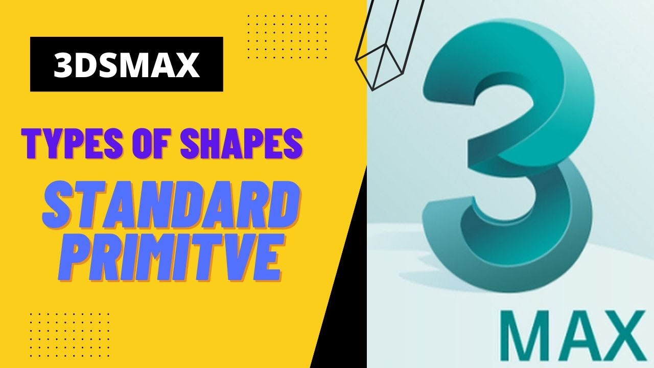 How to make different type of standard primitive shapes | Box , Cone, Sphere...  | #3dsmax2022