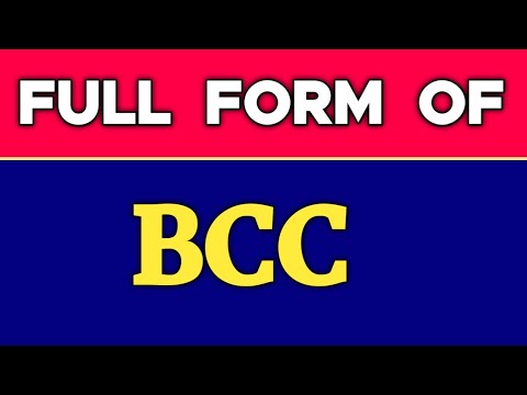 Full form of BCC.BCC ki full form kya hoti hai.BCC ka pura naam kya hota hai.BCC Full form in HINDI
