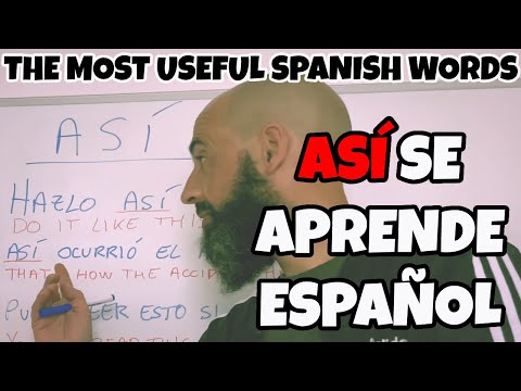 The MOST useful SPANISH WORDS