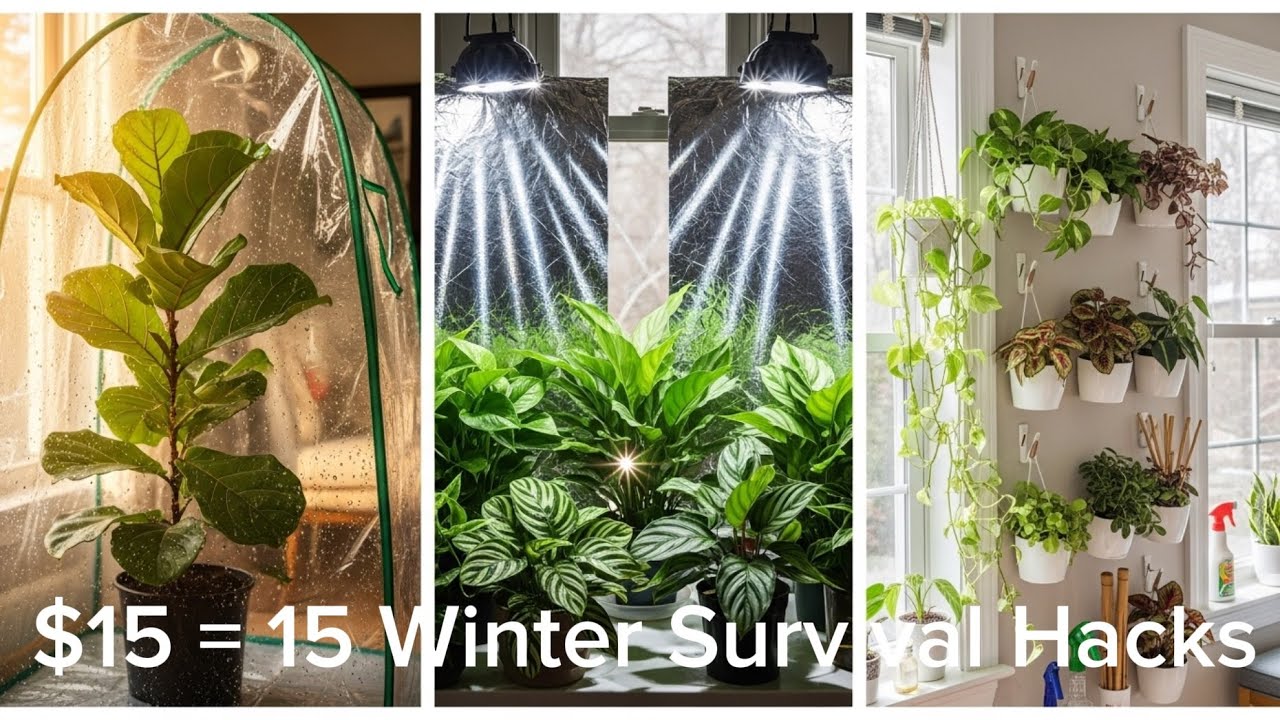 15 Dollar Tree Winter Plant Hacks That Will Save Your Indoor Garden