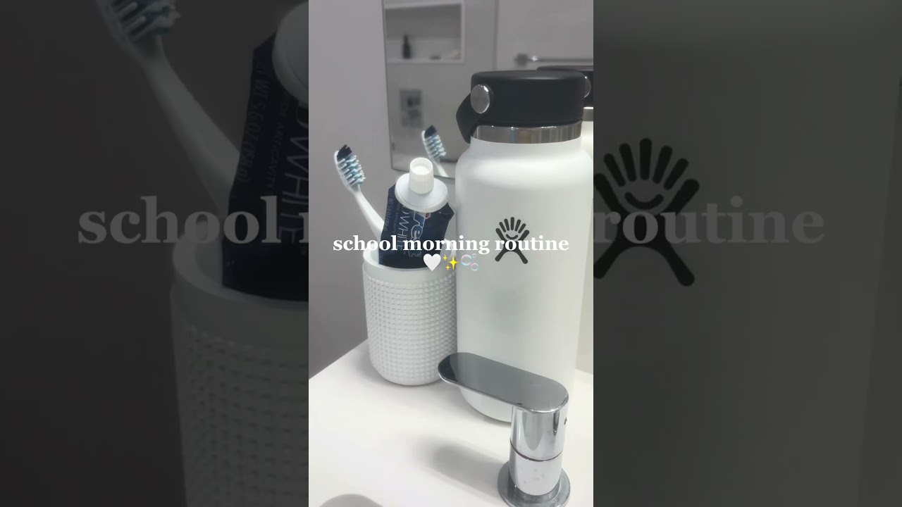 realistic school morning routine vlog #grwm #aesthetic