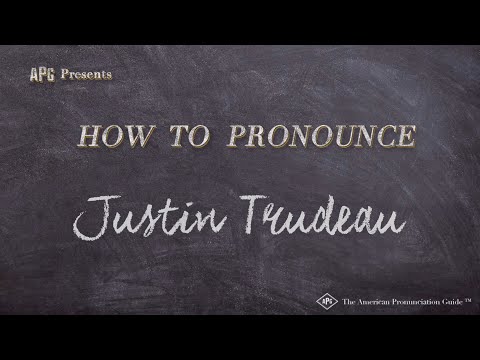 How to Pronounce Justin Trudeau (Real Life Examples!)