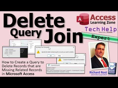 How to Create a Query to Delete Records that are Missing Related Records in Microsoft Access