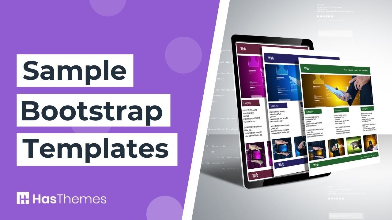 Sample Bootstrap Templates | Bootstrap Templates for Website