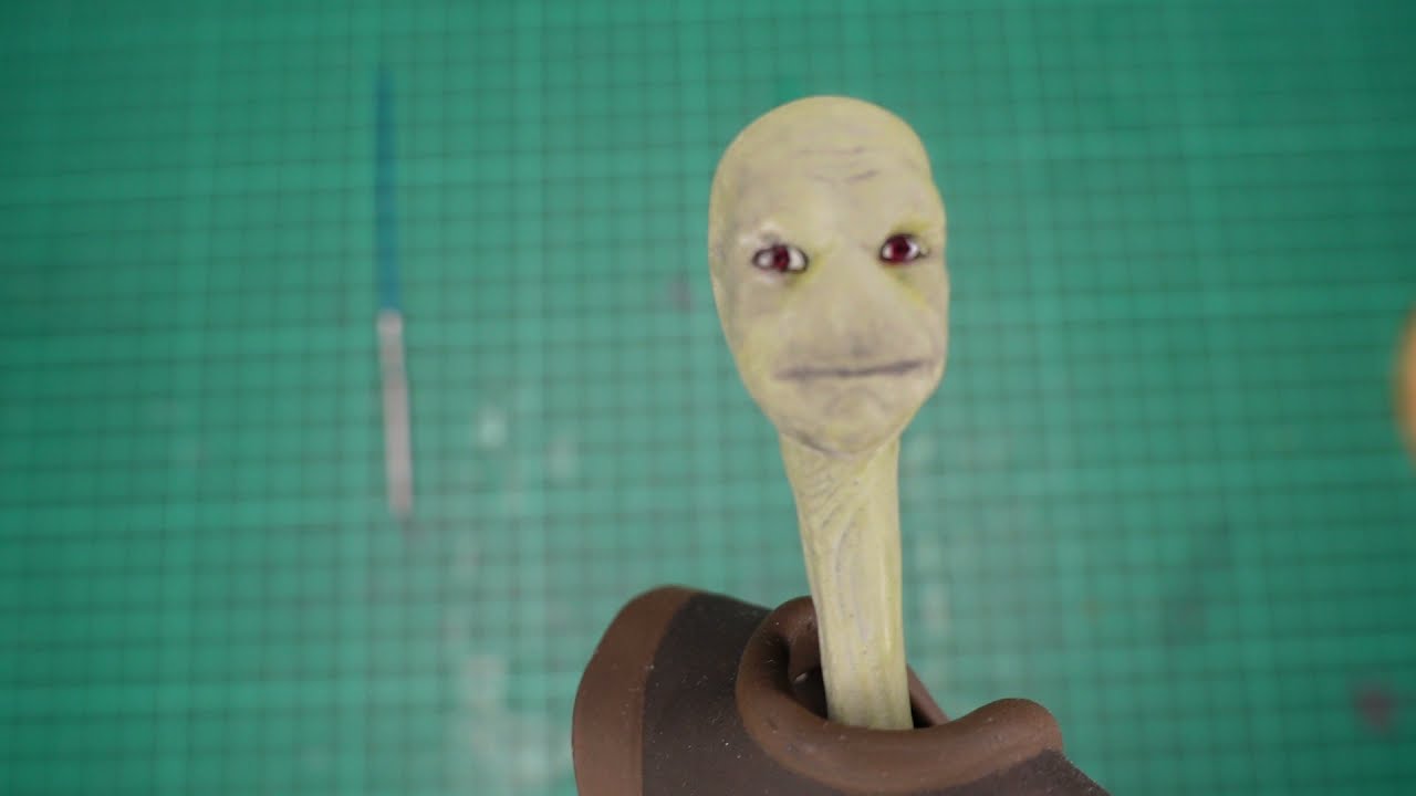 Star Wars Black Series 6 Inch Yarael Poof ( Custom ) a closer look.