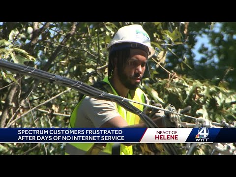 Spectrum outage continues in parts of South Carolina following Helene