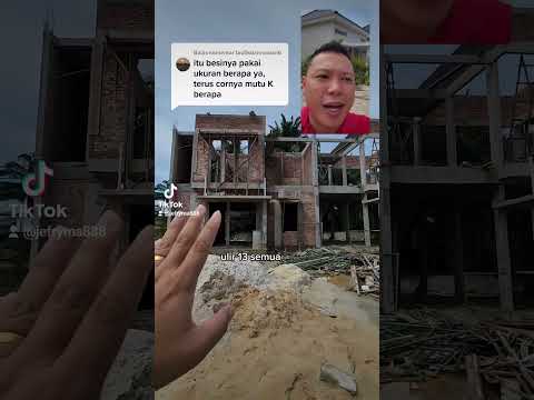 ukuran besi dan mutu beton rumah 2 lantai