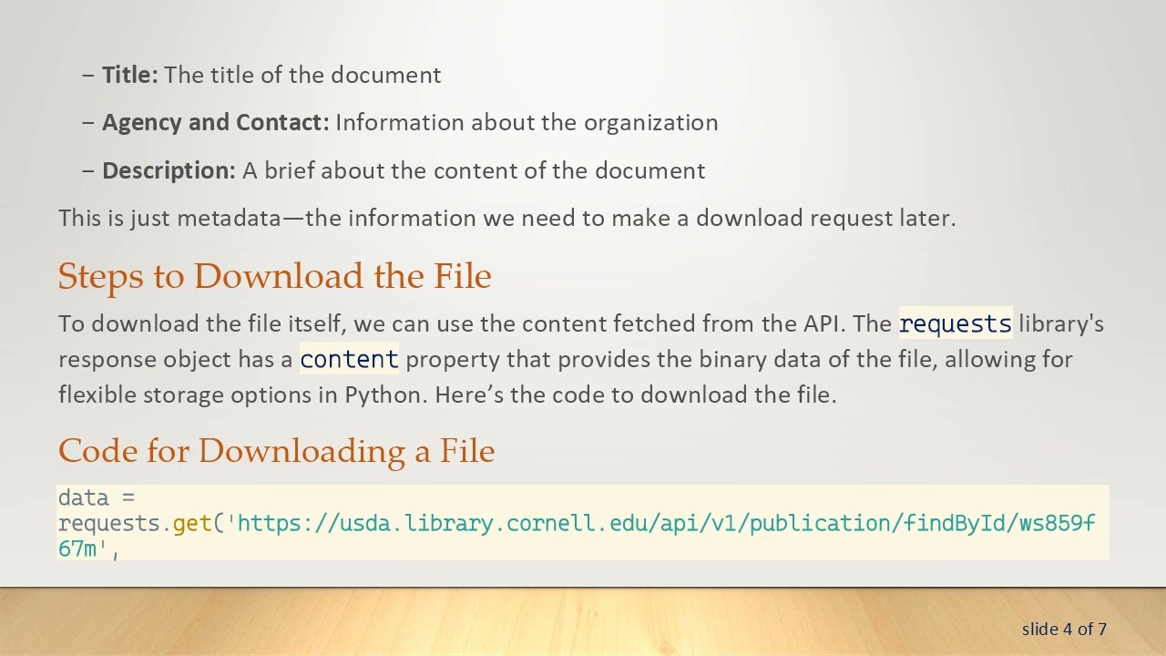 How to Search and Download Files via API with Python