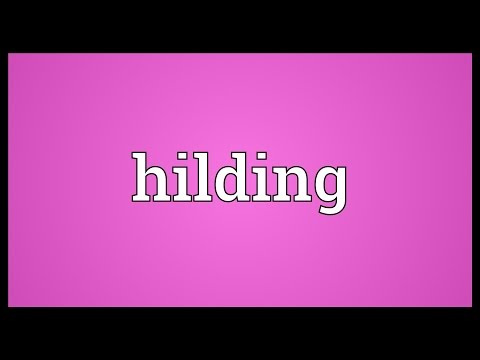 Hilding Meaning