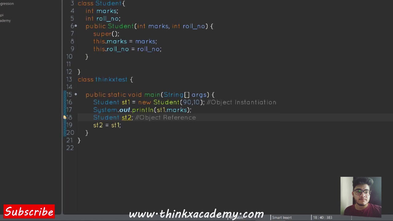 Object Reference vs Object Instantiation in Java