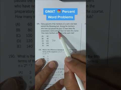 485 How to handle percentage problems in international standardized tests like