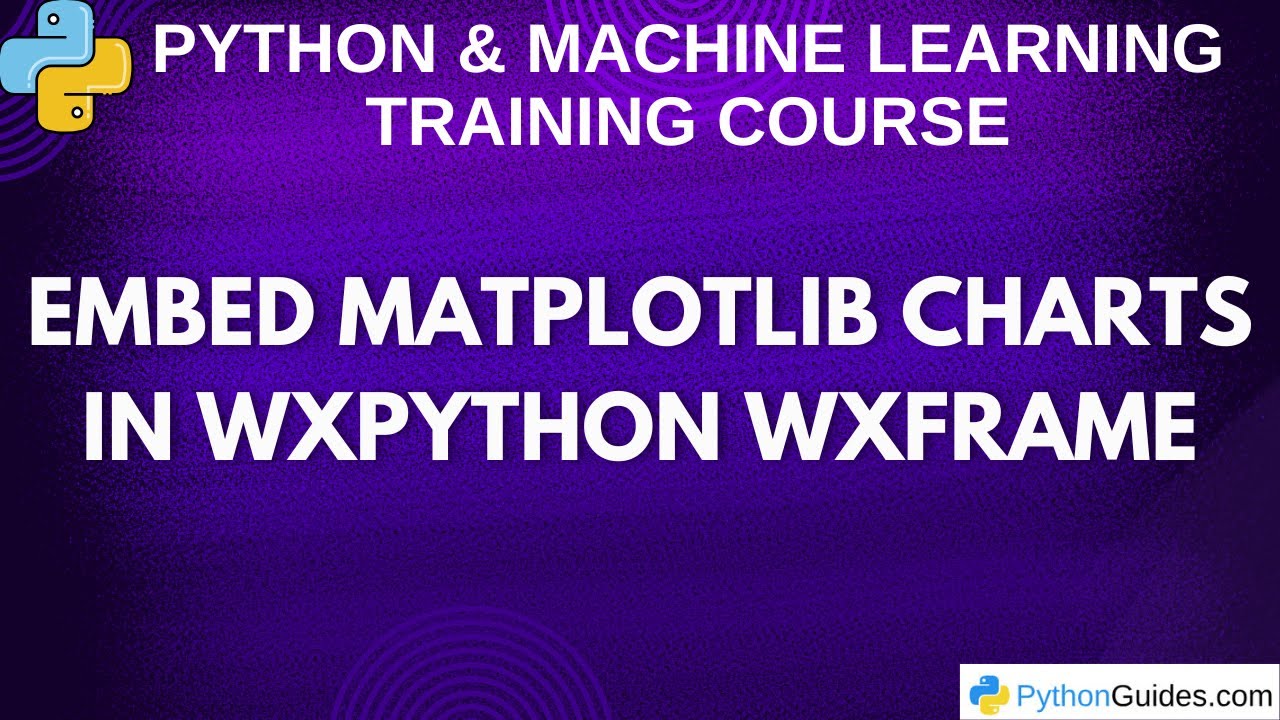 Embed Matplotlib Charts in wxPython wxFrame