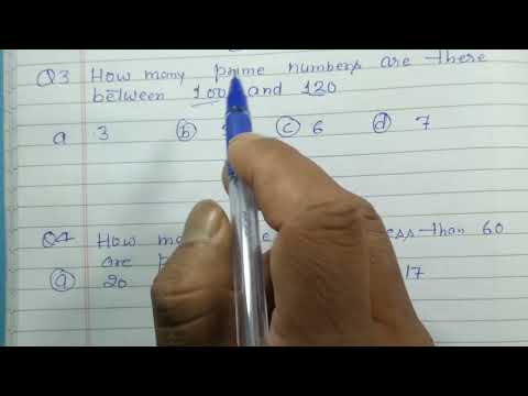 How many prime numbers are there between 100 and 120