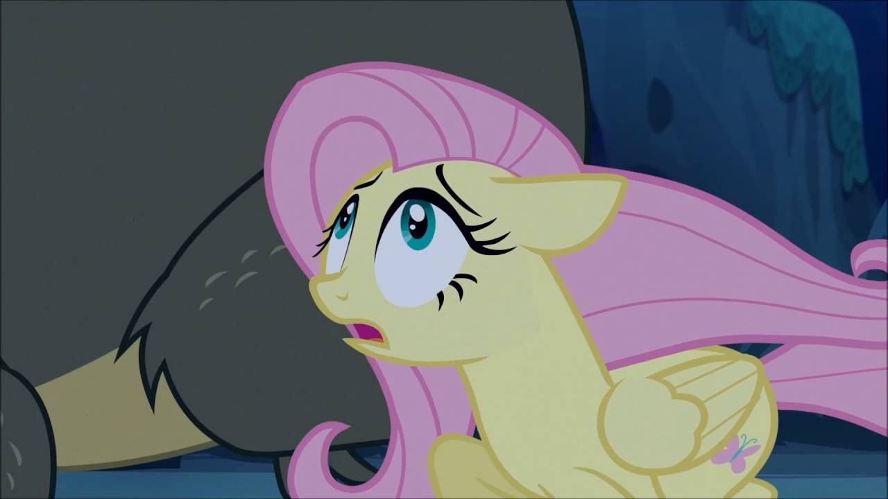 Rainbow Dash scaring Fluttershy (full scene)