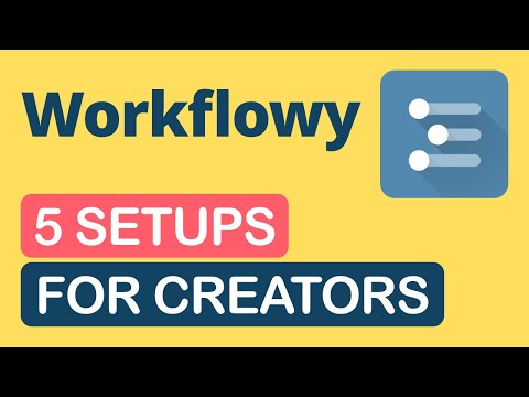 5 WorkFlowy Setups for Creators – Workflowy