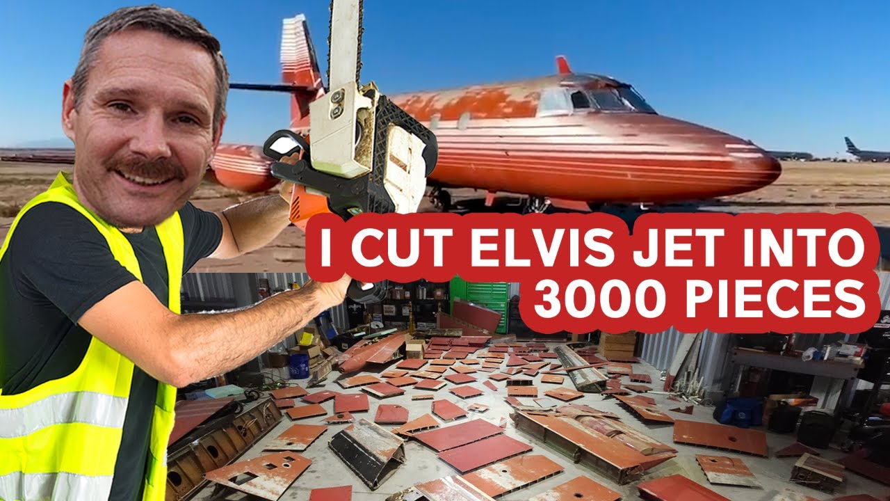 I Cut Elvis Presley's Private Jet Into 3000 Pieces - Subscribe to ...