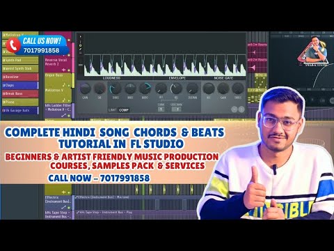 Hindi Song Chords & Beats Tutorial, Fl Studio Course, Music Courses For Singers, Video For Beginners