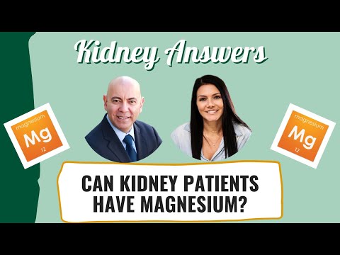 Magnesium & Kidney Disease: What you should know!