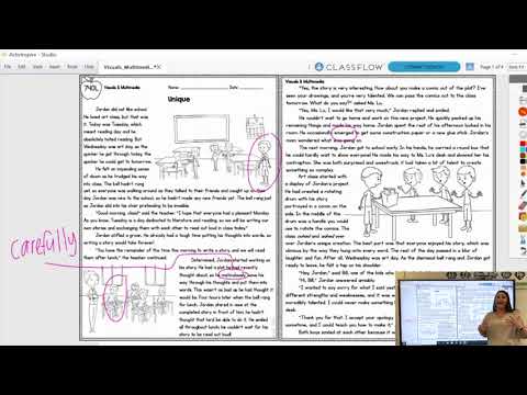 ELA Grade 5 RL.5.7 & W.5.3 Visuals and Multimedia Elements