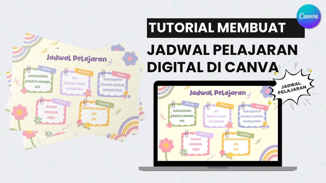 CREATING A DIGITAL LESSON SCHEDULE IN CANVA | COMPLETE CANVA TUTORIAL