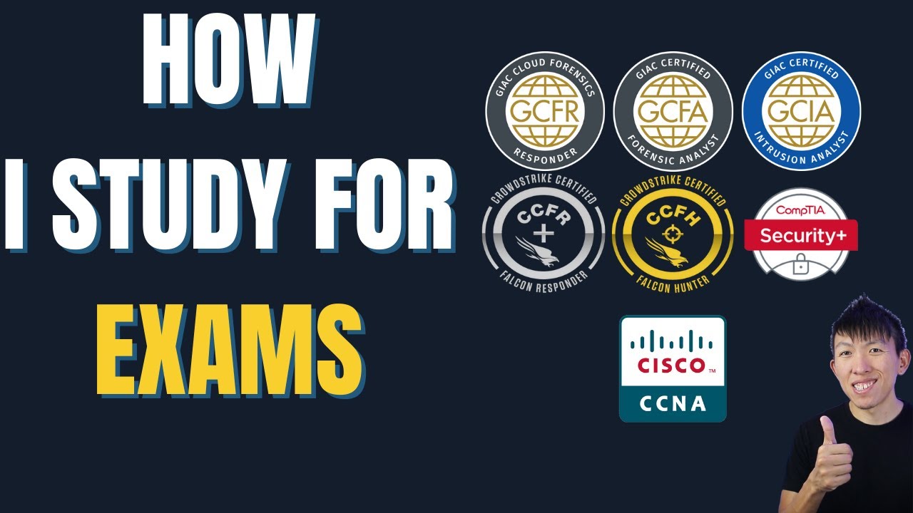 How I Study for Exams (CERTIFICATIONS)