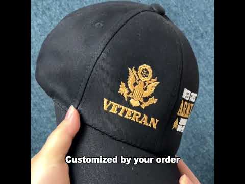 Embroidered Classic Cap For Those Who Served! πΊπΈβ¨ #shorts #veteran #military #usarmy #usaf #usnavy