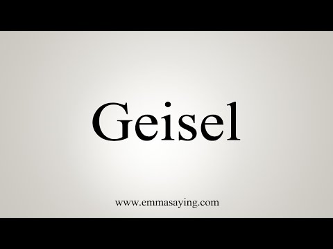 How To Say Geisel