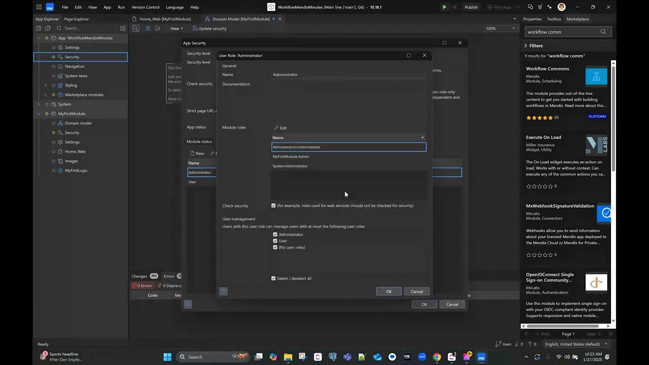 Mendix Minutes - Workflow App Video 1