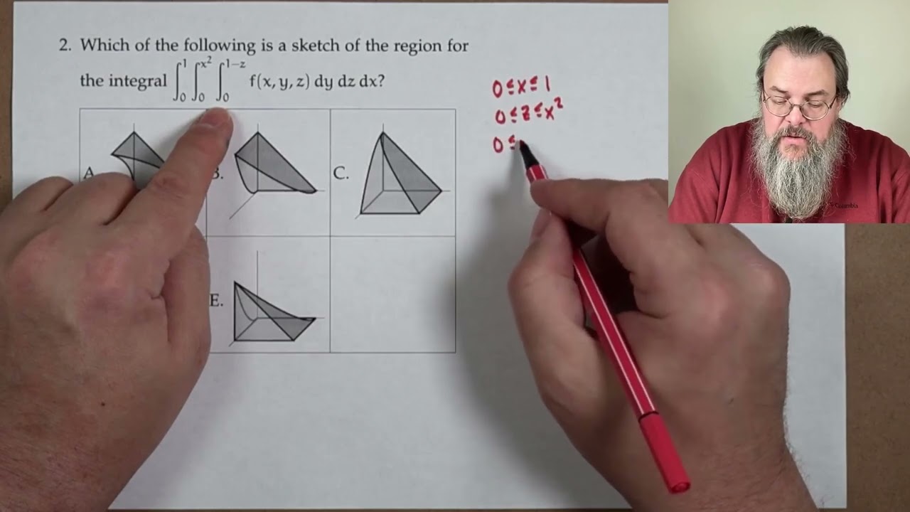 Solutions to practice exam 3-A (Calc 3; Fall 2024)