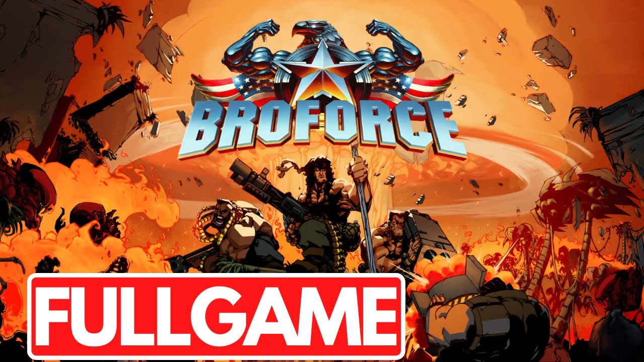 Broforce | Full Game | No Commentary | 1080p60fps