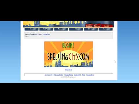 Using Spelling City