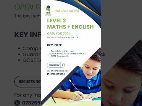Unlock your potential with our Level 2 Maths and English Functional Skills courses.