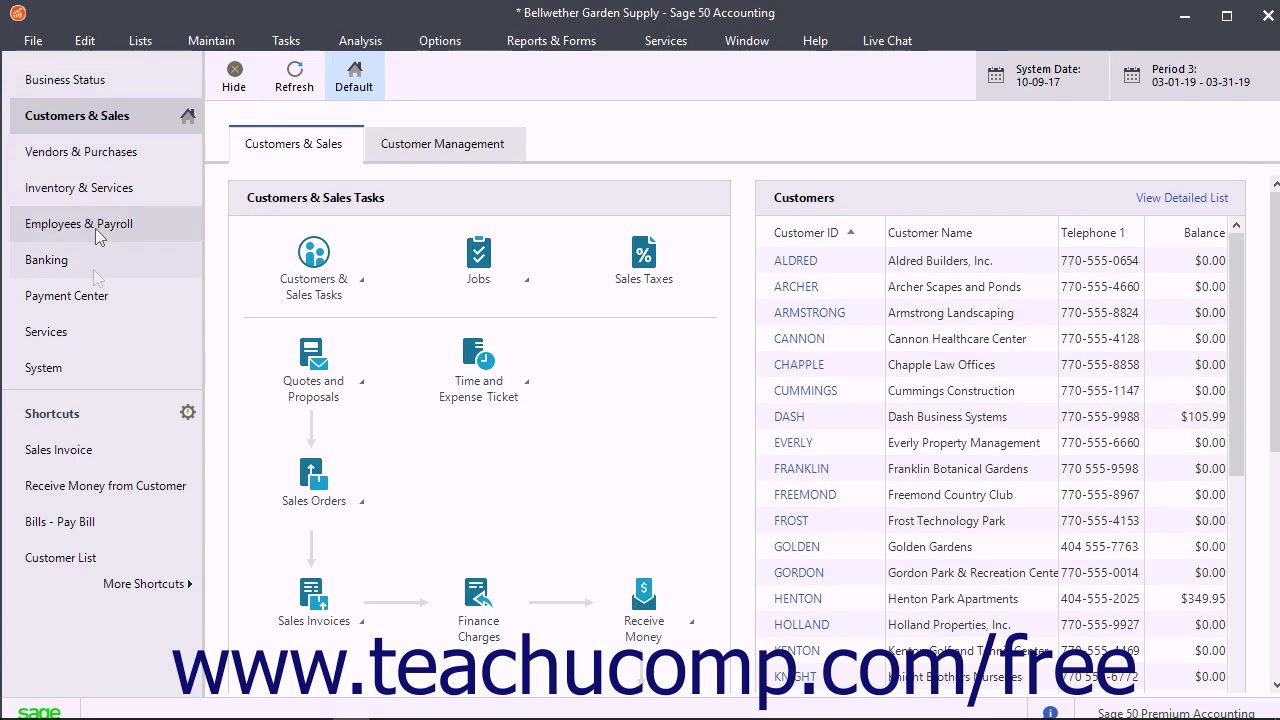 Sage 50 2018 Tutorial The Sage 50 Environment Sage Training
